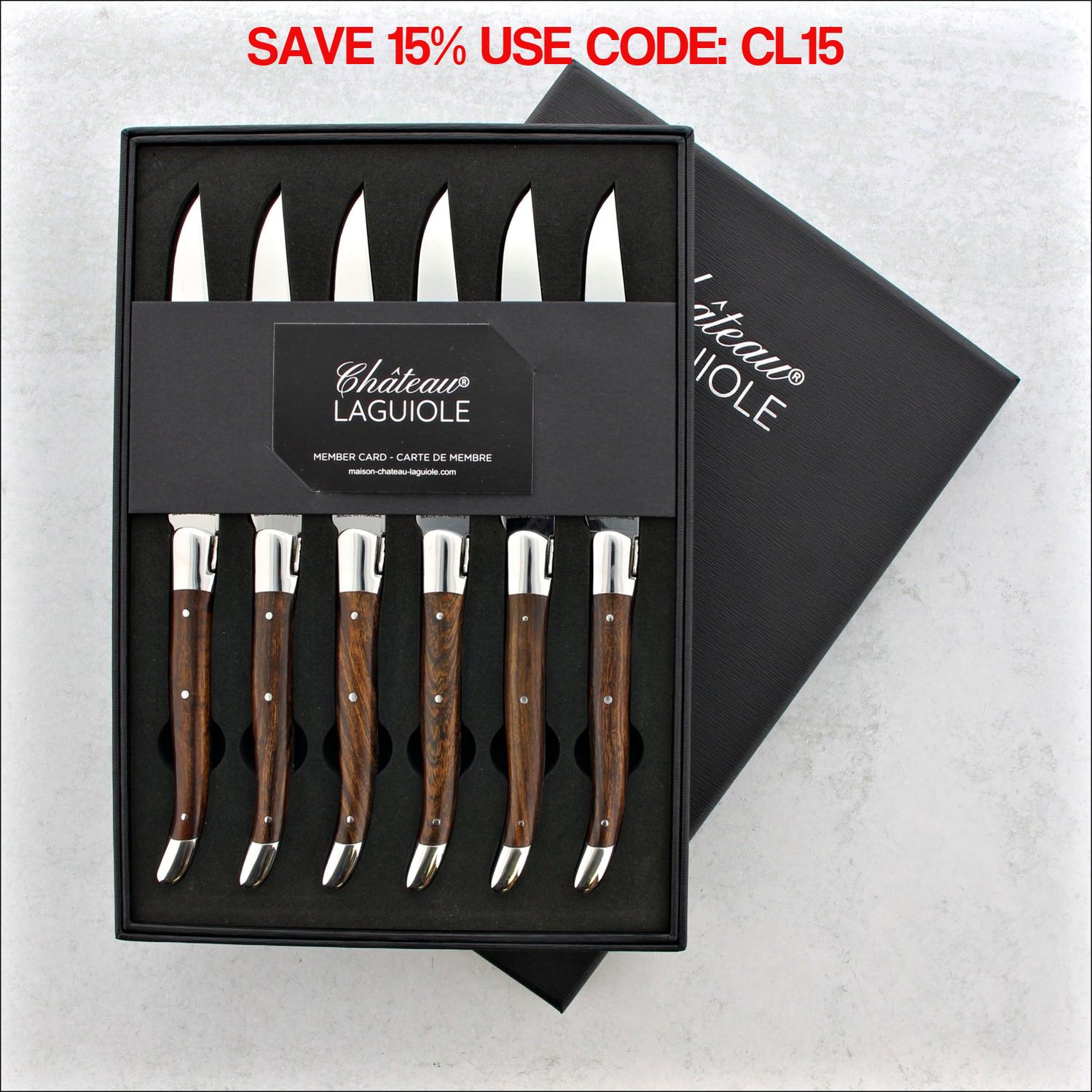 Chateau Laguiole Heritage Steak Knives - Laguiole Imports