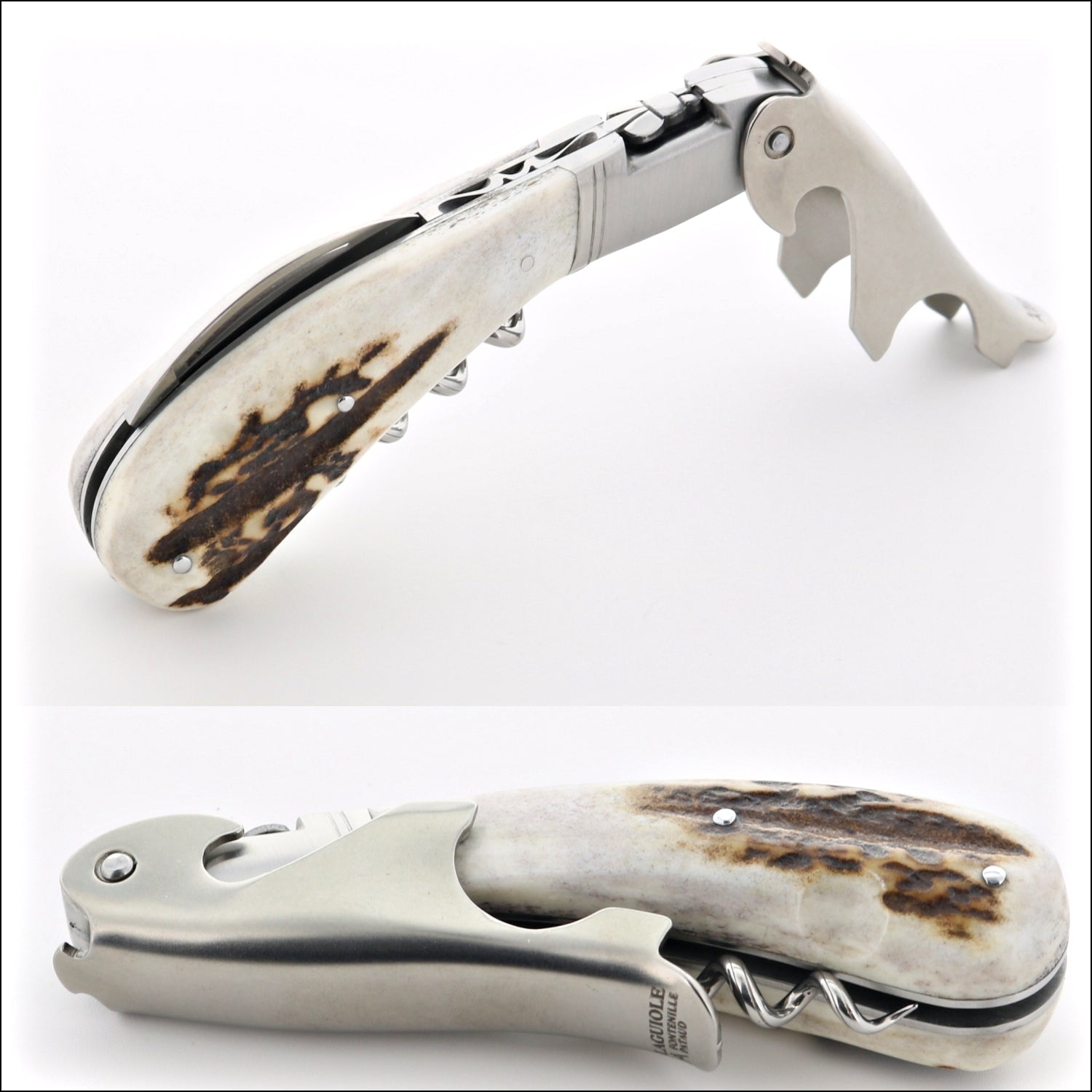 Laguiole Magnum Deer Stag Corkscrew - E - Laguiole Imports