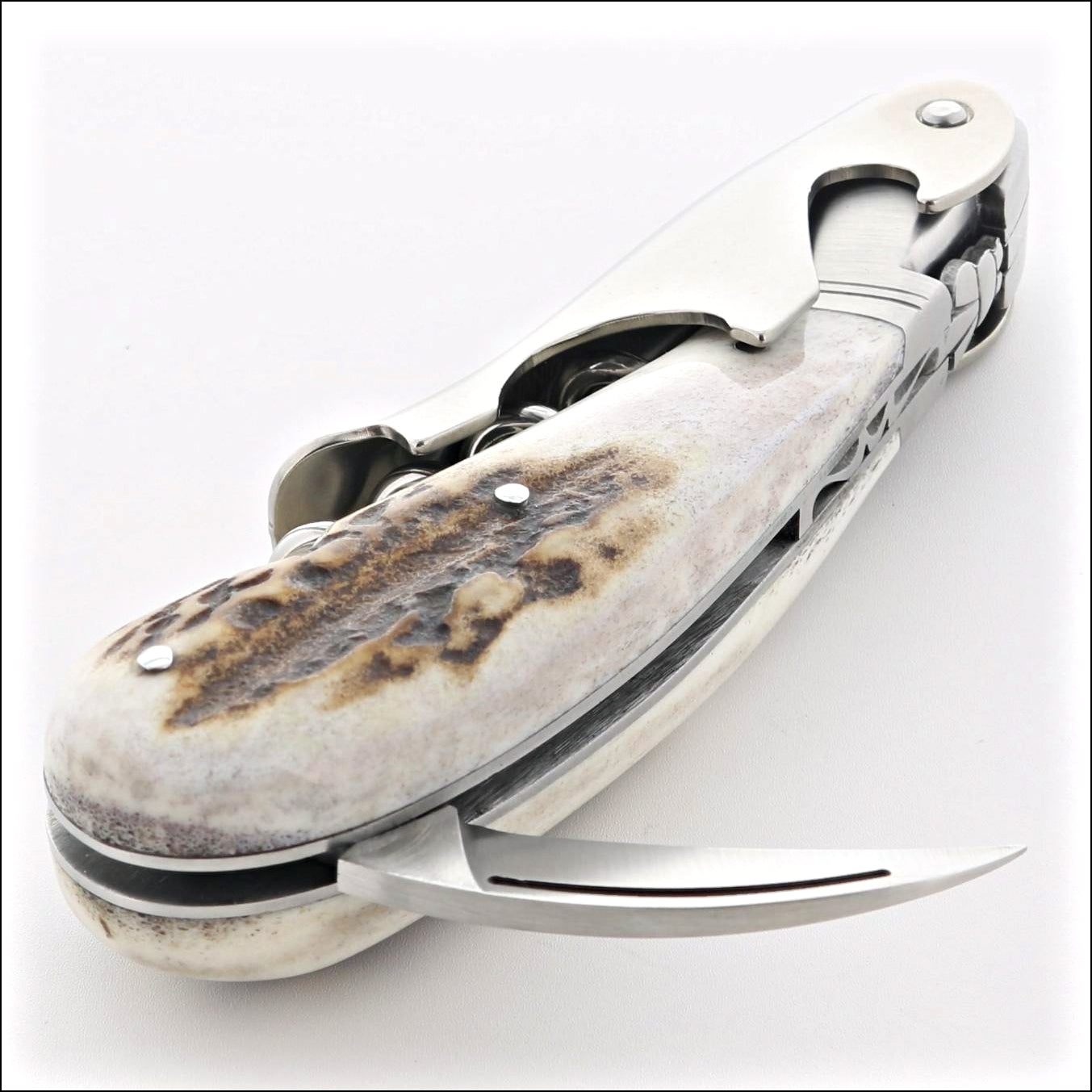 Laguiole Magnum Deer Stag Corkscrew - E - Laguiole Imports