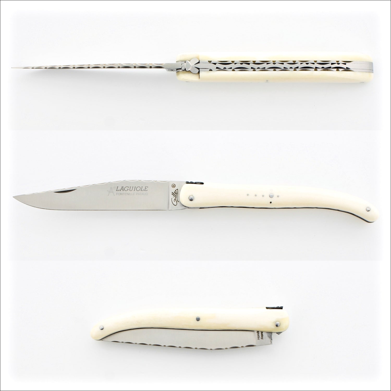 Bone Handle Folding Knife