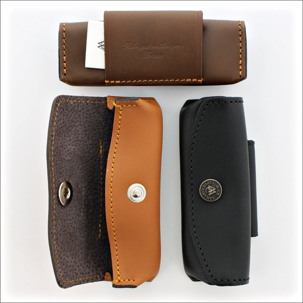 Le Provencal Leather Sheath for 10 to 13 cm Pocket Knives - Laguiole ...
